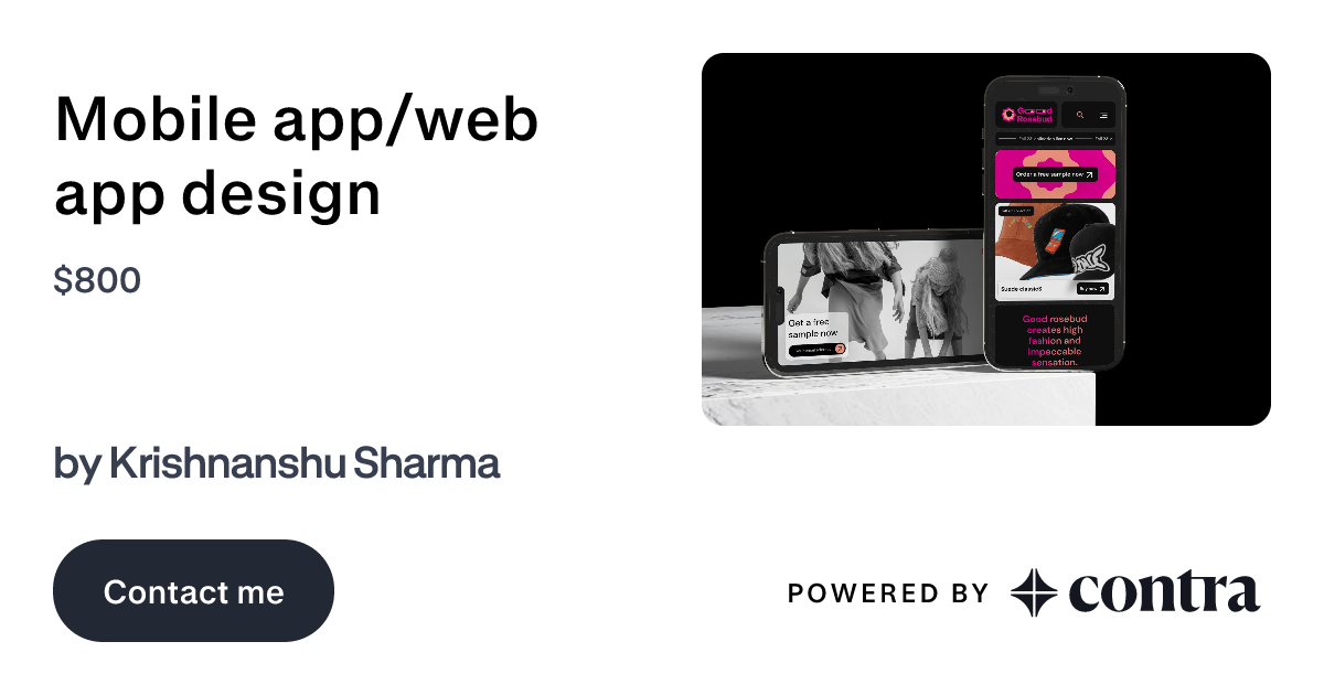 Mobile app/web app design by Krishnanshu Sharma