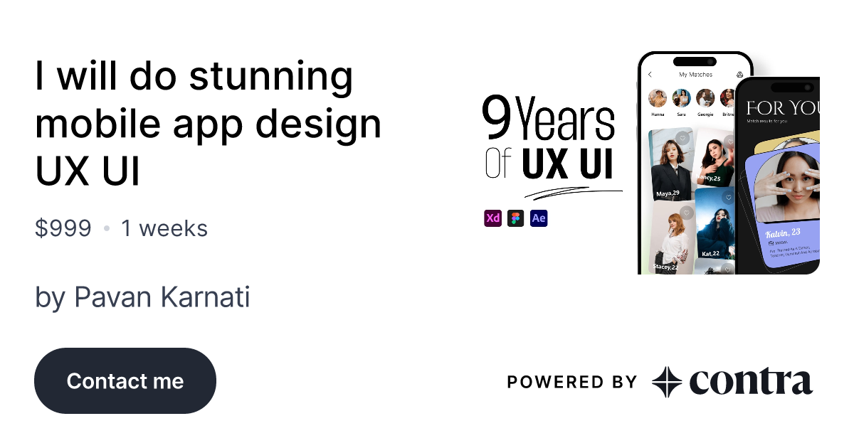 I Will Do Stunning Mobile App Design Ux Ui By Pavan Karnati