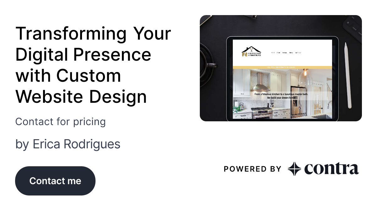 Transforming Your Digital Presence with Custom Website Design by Erica ... Transforming Your Digital Presence with Custom Website Design by Erica ...