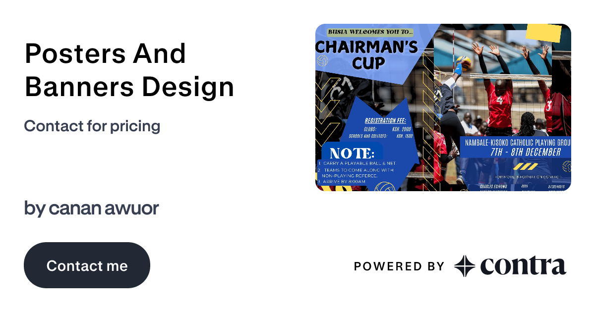 Posters And Banners Design by canan awuor