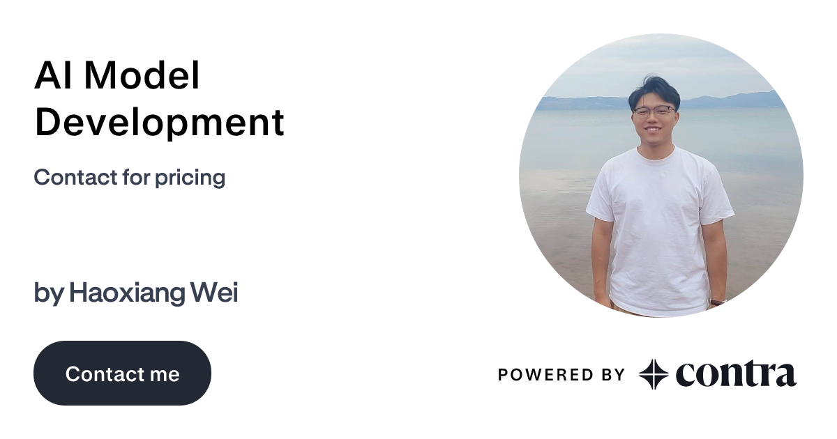 AI Model Development by Haoxiang Wei