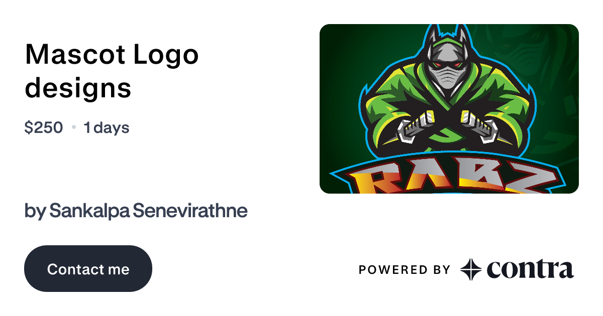 Mascot Logo designs by Sankalpa Senevirathne