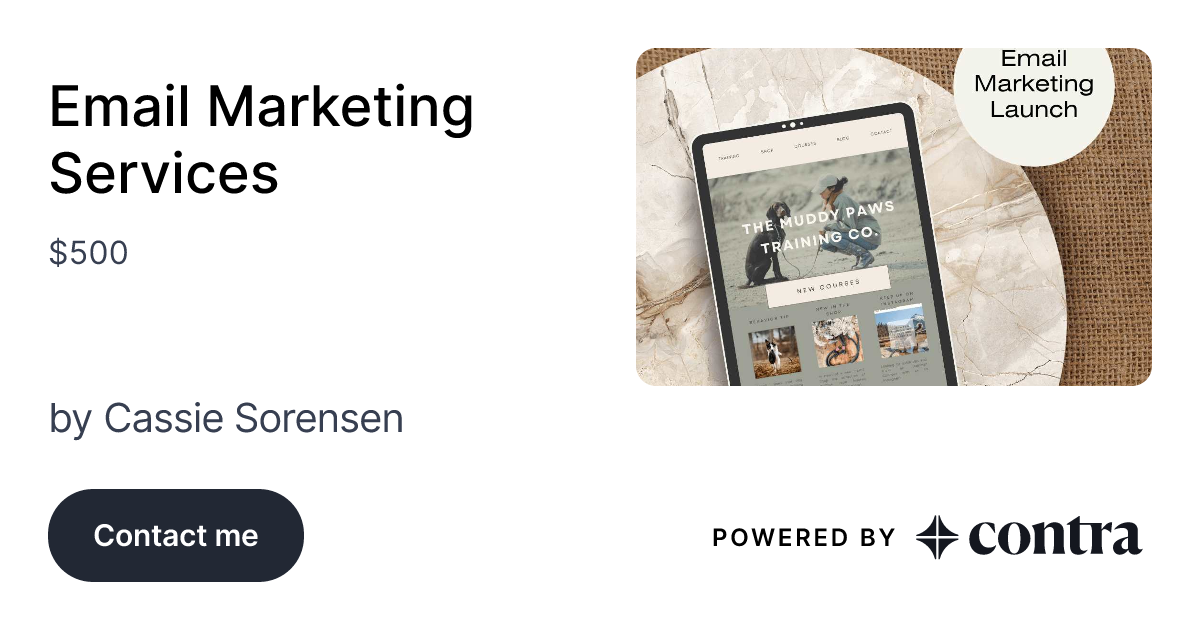 Email Marketing Services by Cassie Sorensen Email Marketing Services by Cassie Sorensen