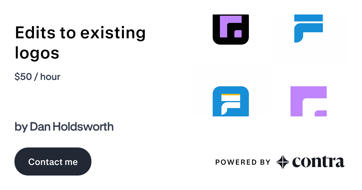 Edits to existing logos by Dan Holdsworth