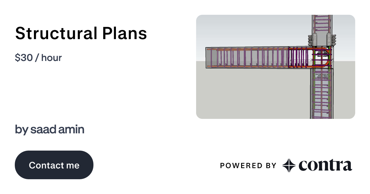 Structural Plans by saad amin
