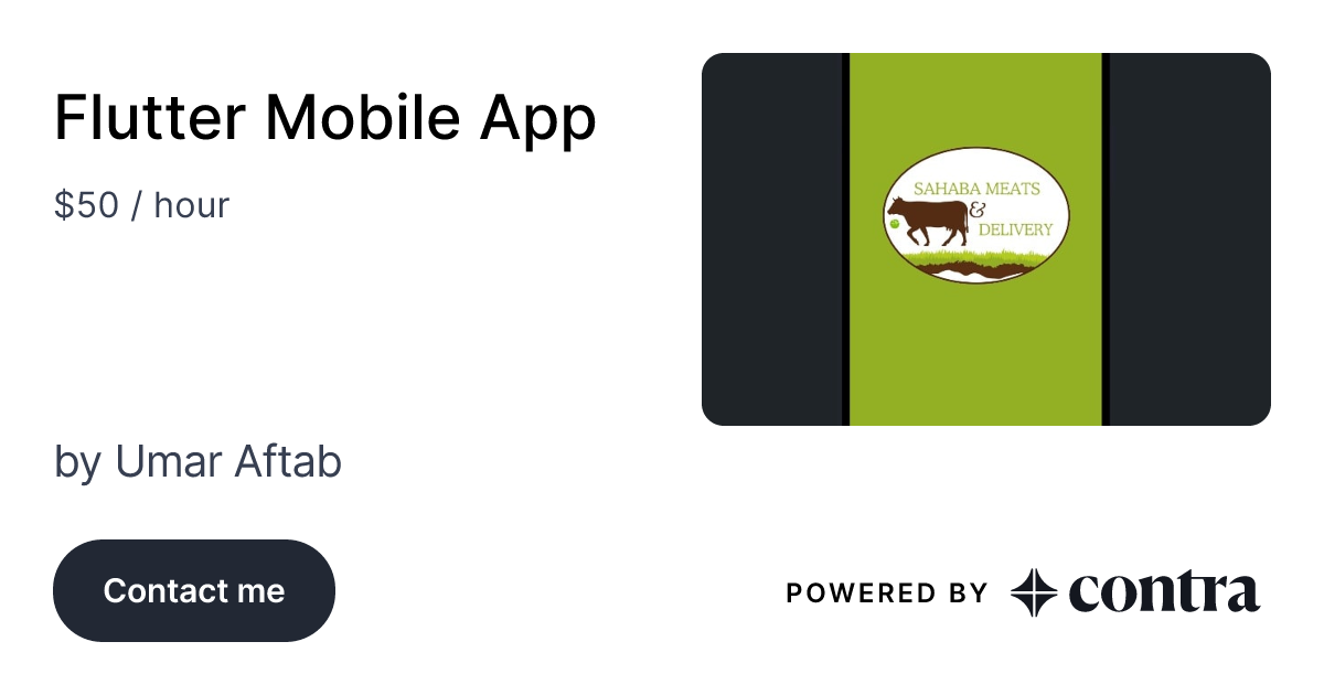 Flutter Mobile App By Umar Aftab 6073