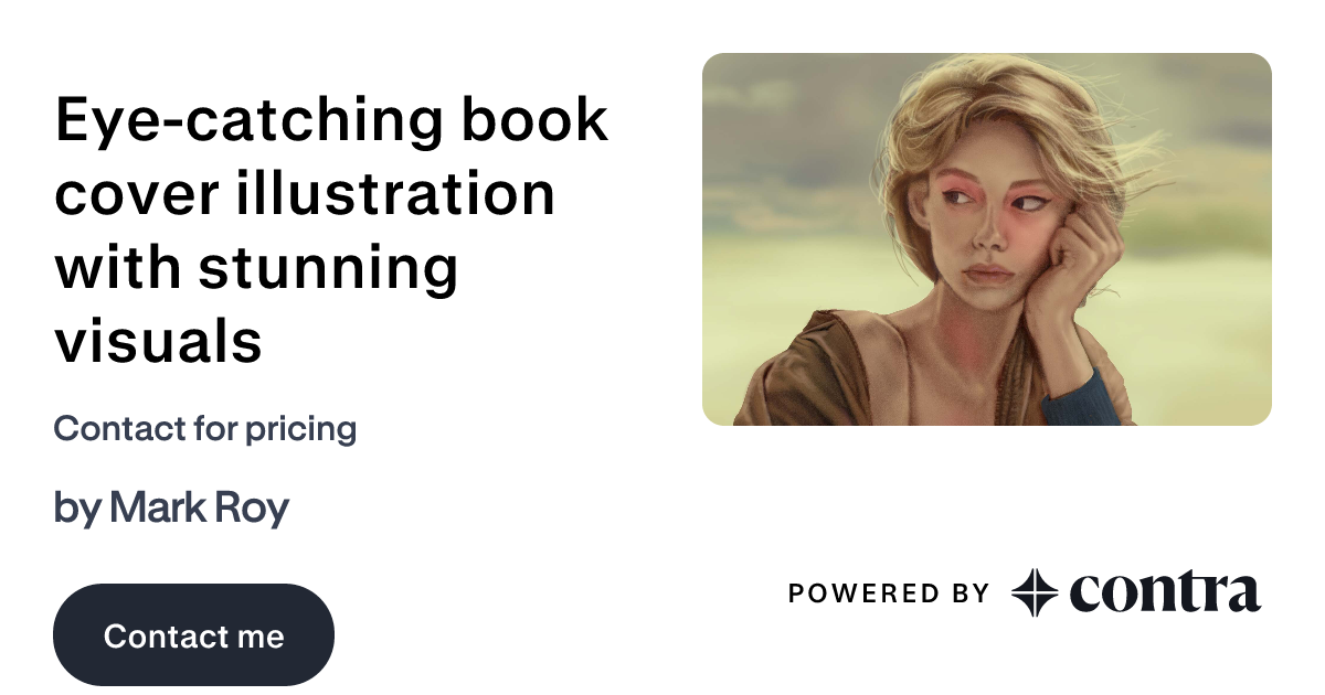 Eye-catching book cover illustration with stunning visuals by Mark Roy