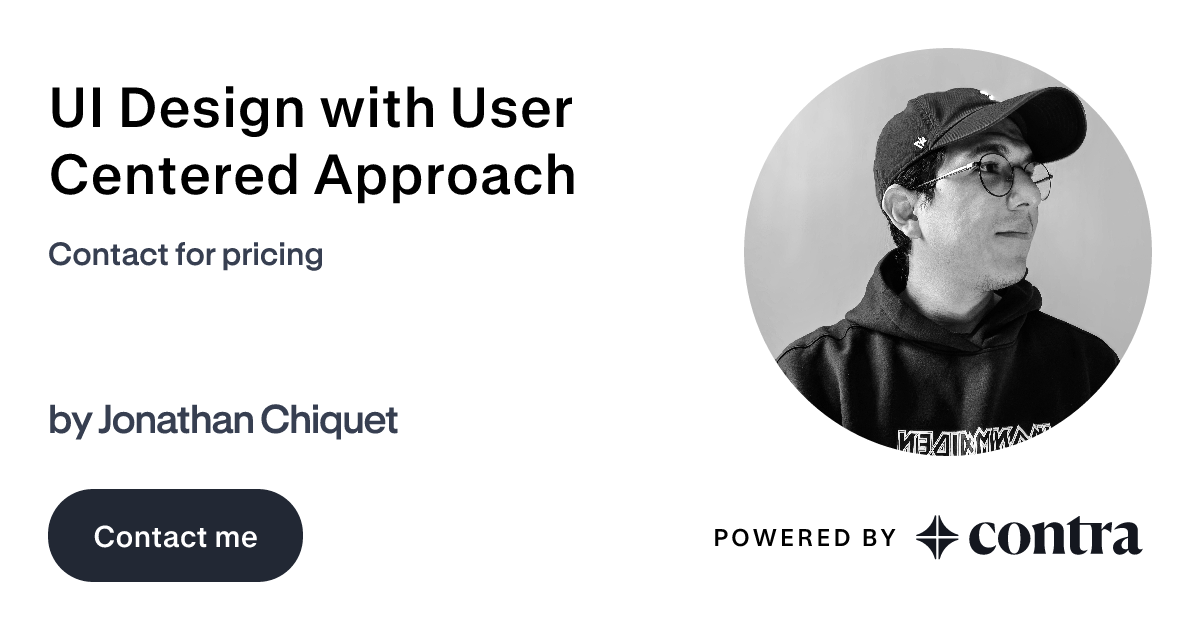 UI Design with User Centered Approach by Jonathan Chiquet