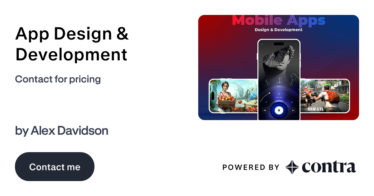 App Design & Development by Alex Davidson