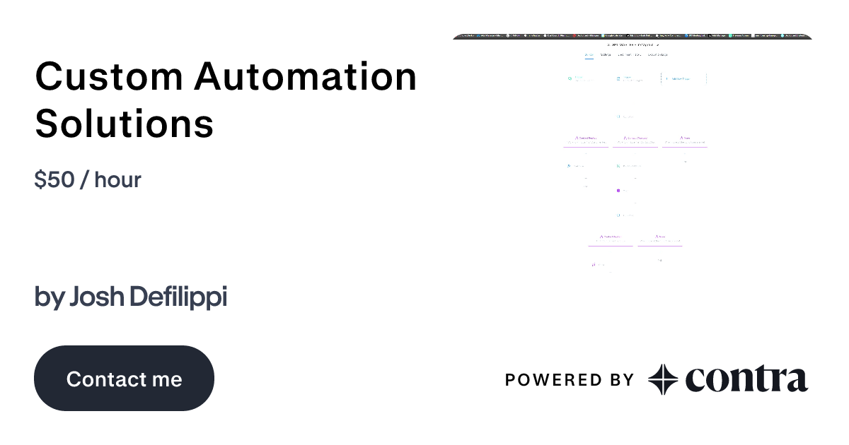 Custom Automation Solutions by Josh Defilippi