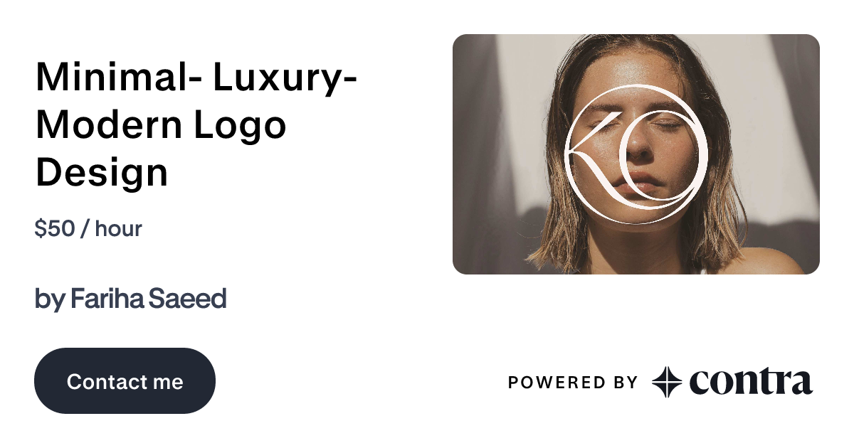 Minimal- Luxury-Modern Logo Design by Fariha Saeed