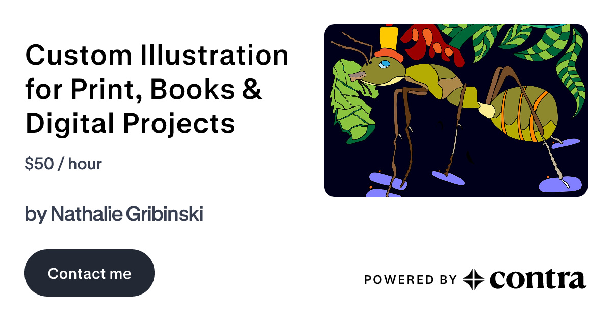 Custom Illustration for Print, Books & Digital Projects by Nathalie ...