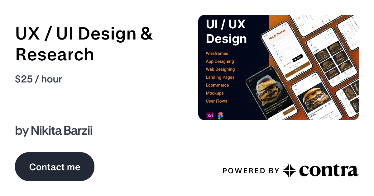 UX / UI Design & Research by Nikita Barzii
