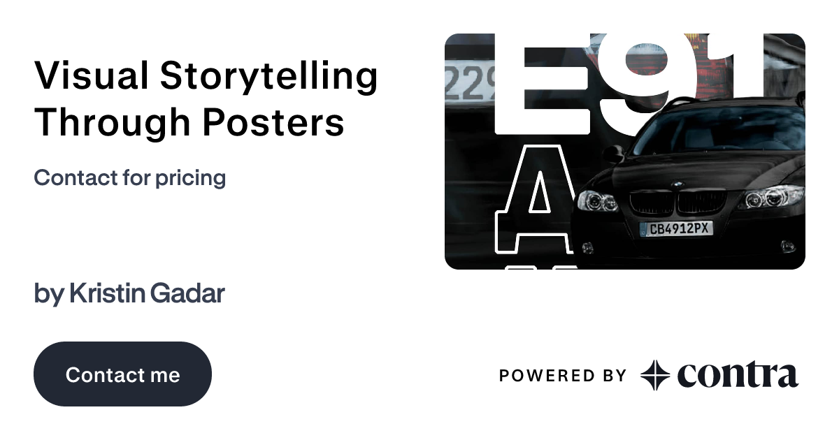 Visual Storytelling Through Posters by Kristin Gadar