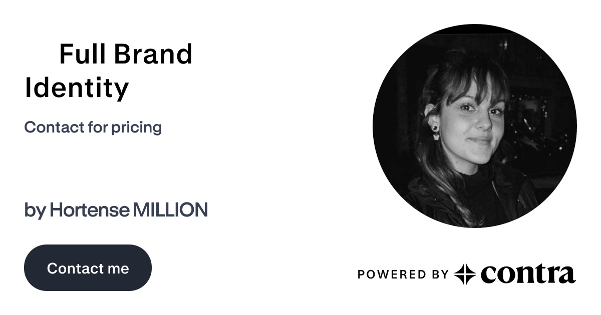Full Brand Identity by Hortense MILLION