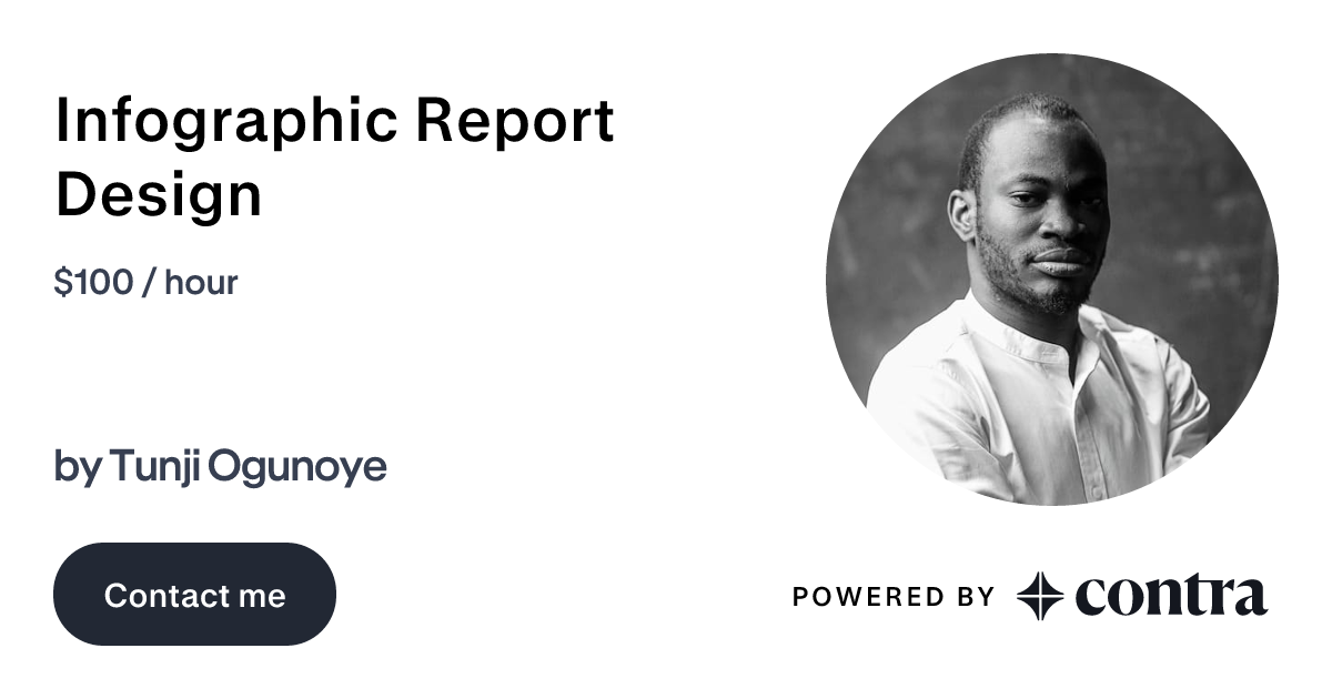 Infographic Report Design by Tunji Ogunoye