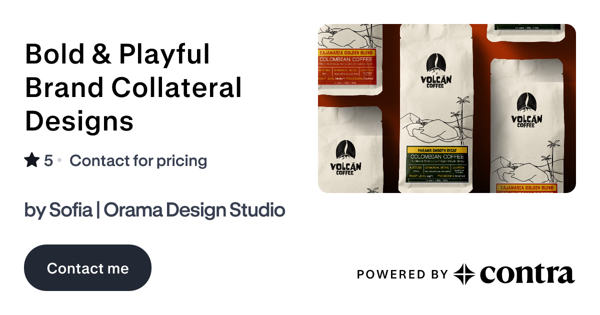 Bold & Playful Brand Collateral Designs by Sofia | Orama Design Studio
