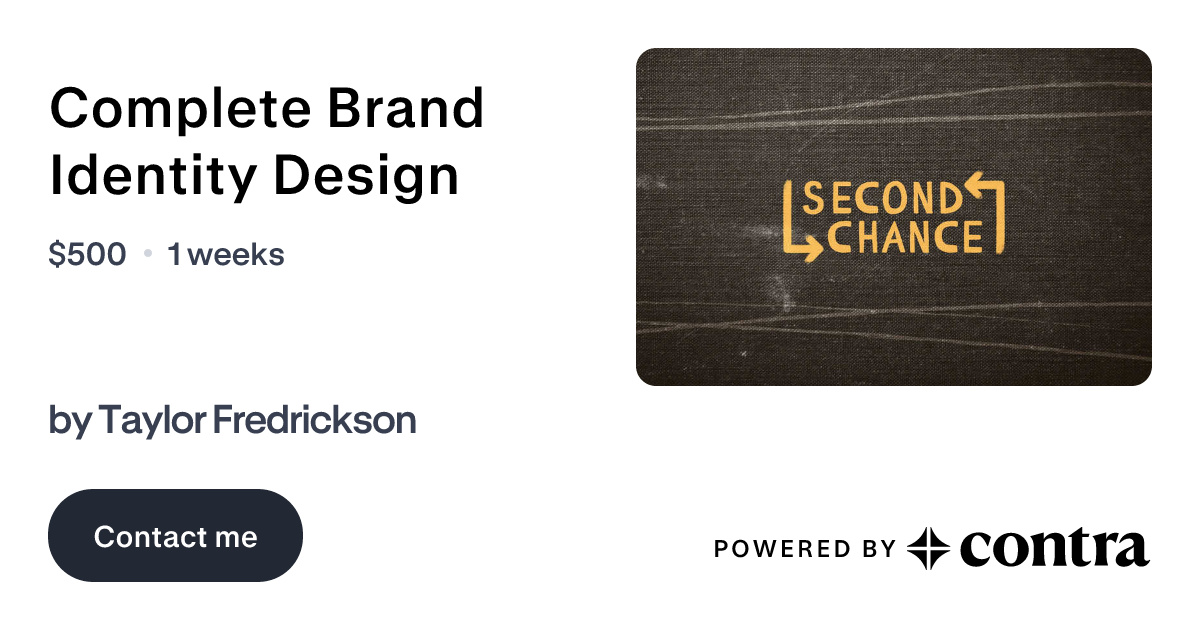 Complete Brand Identity Design by Taylor Fredrickson