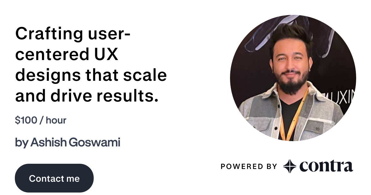 Crafting user-centered UX designs that scale and drive results. by ...