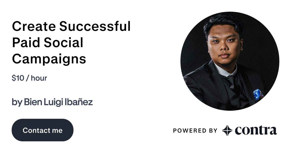 Create Successful Paid Social Campaigns by Bien Luigi Ibañez