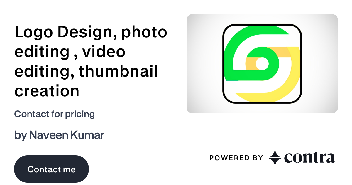 Logo Design, photo editing , video editing, thumbnail creation by ...