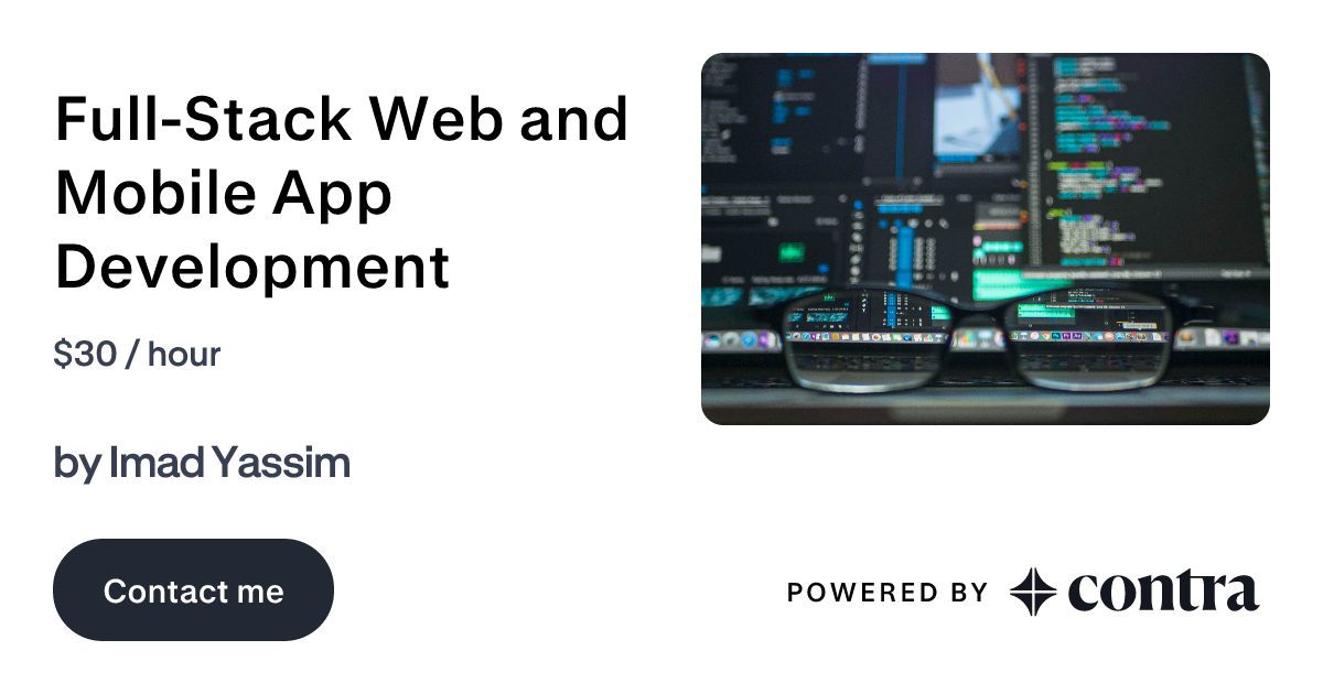 Full-Stack Web and Mobile App Development by Imad Yassim