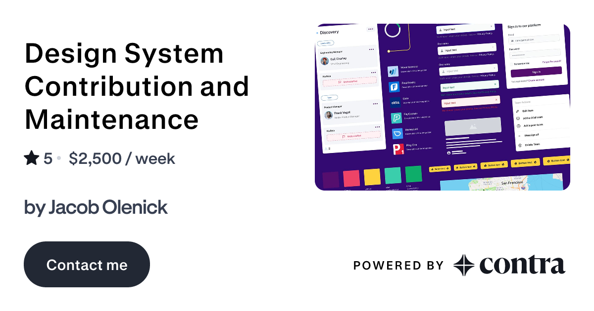 Design System and Pattern Library by Jacob Olenick