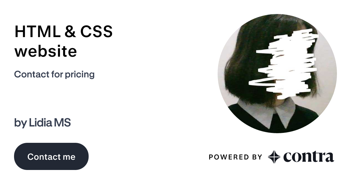 HTML & CSS website by Lidia MS