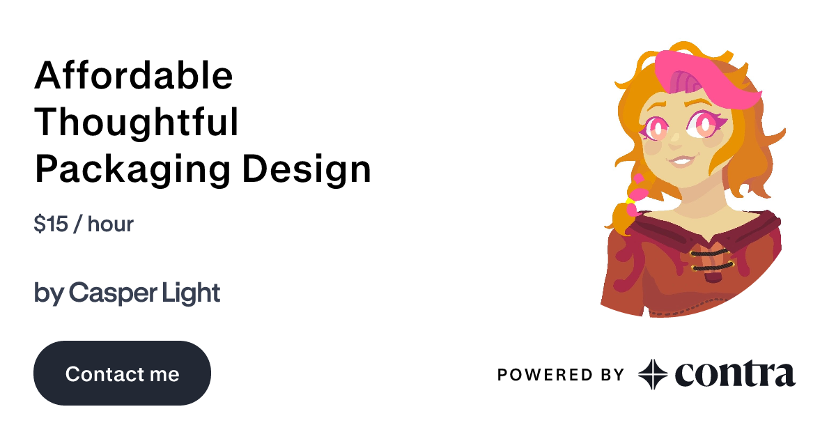 Affordable Thoughtful Packaging Design by Casper Light