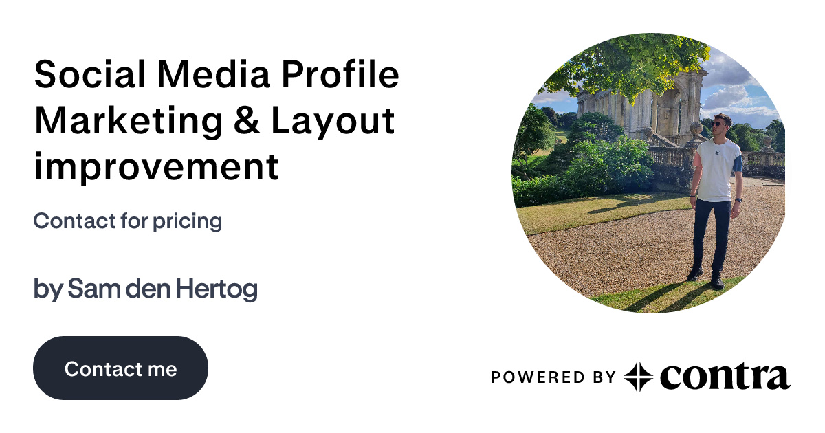 Social Media Profile Marketing & Layout improvement by Sam den Hertog