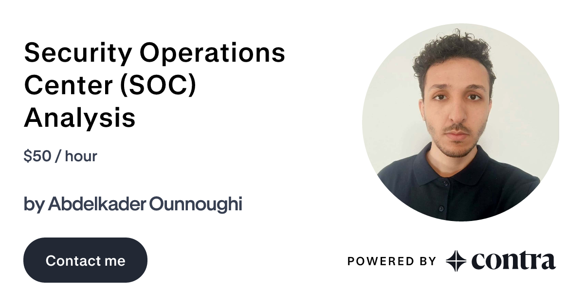 Security Operations Center (SOC) Analysis by Abdelkader Ounnoughi