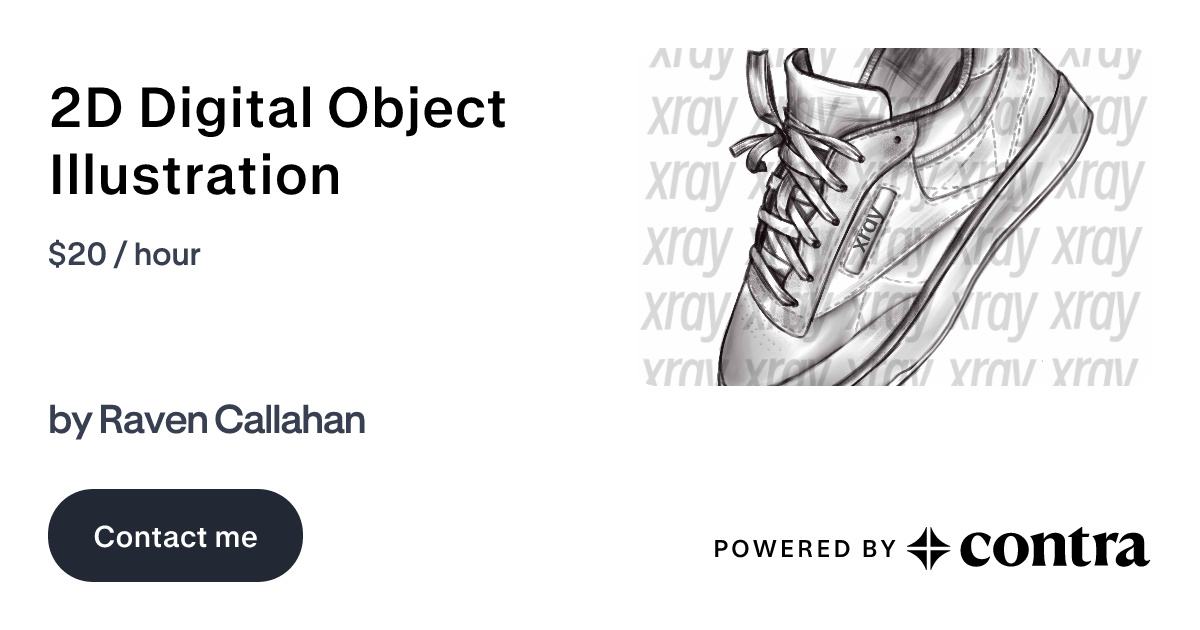 2D Digital Object Illustration by Raven Callahan