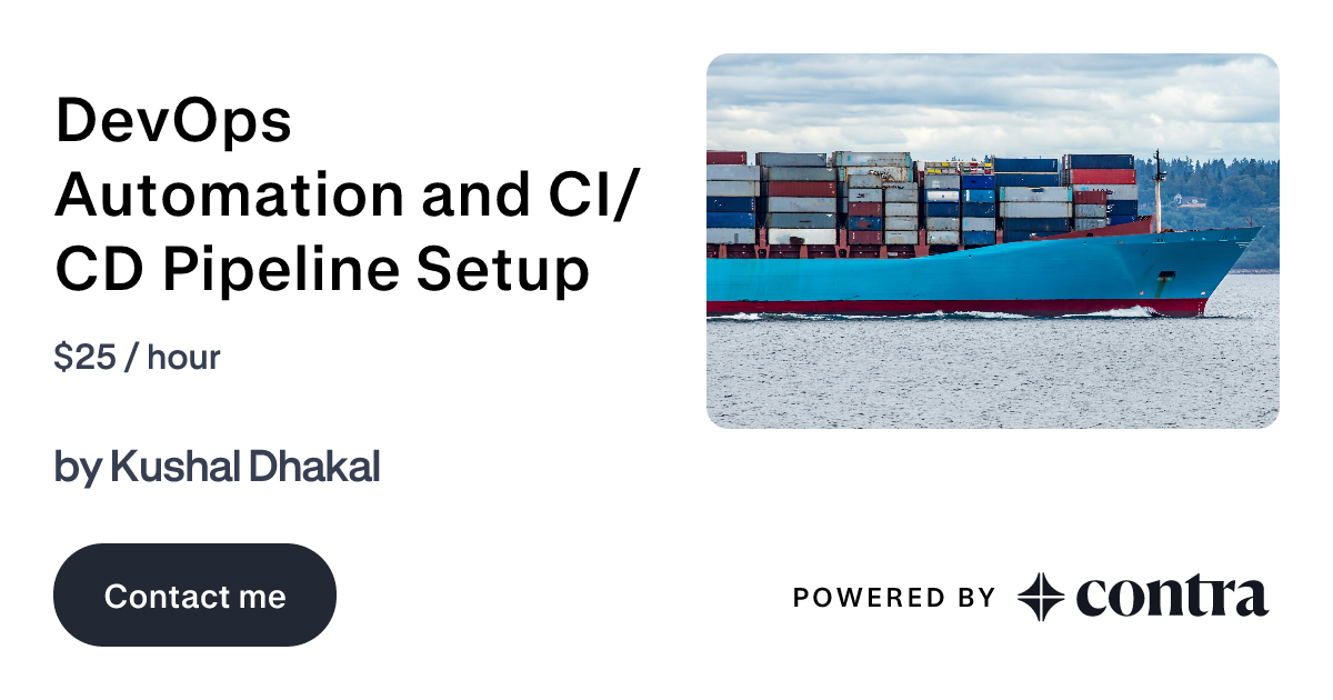 DevOps Automation and CI/CD Pipeline Setup by Kushal Dhakal