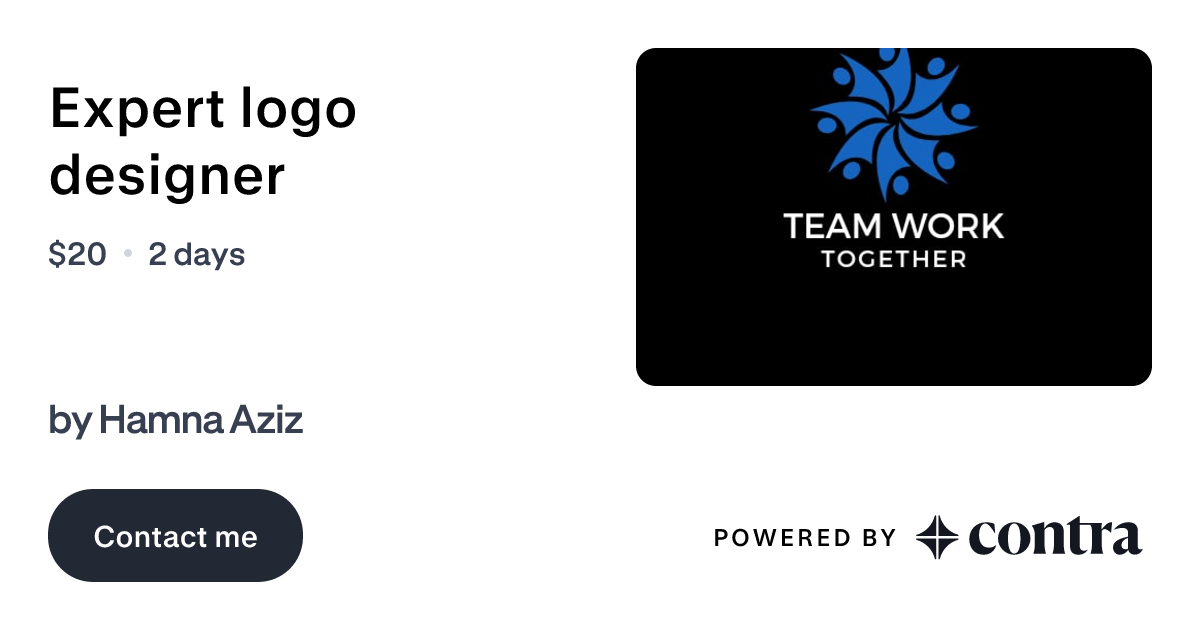 Expert logo designer by Hamna Aziz