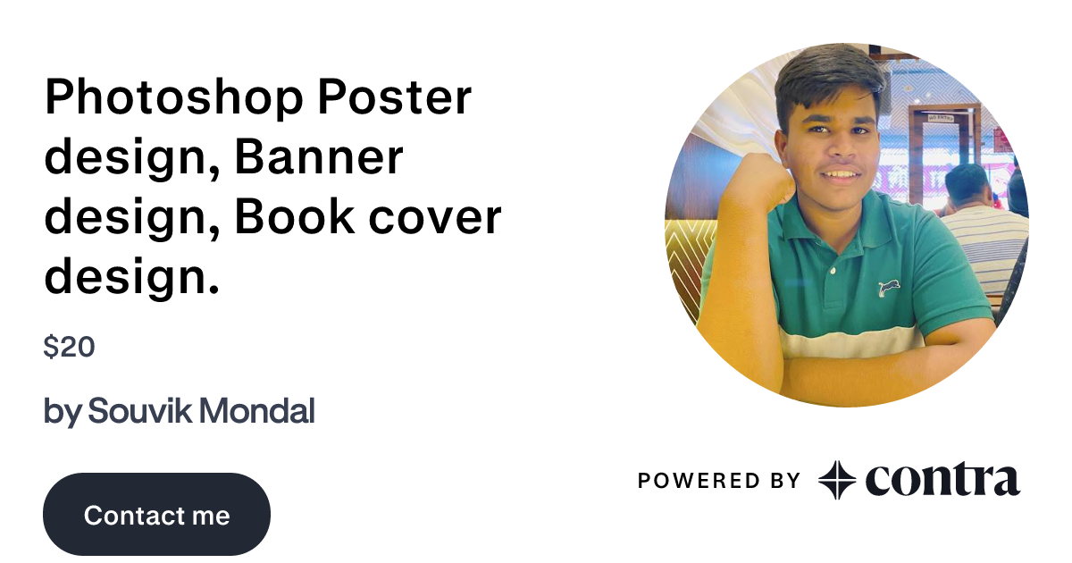 Photoshop Poster design, Banner design, Book cover design. by Souvik Mondal