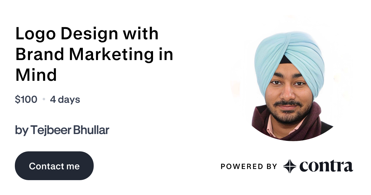 Logo Design with Brand Marketing in Mind by Tejbeer Bhullar