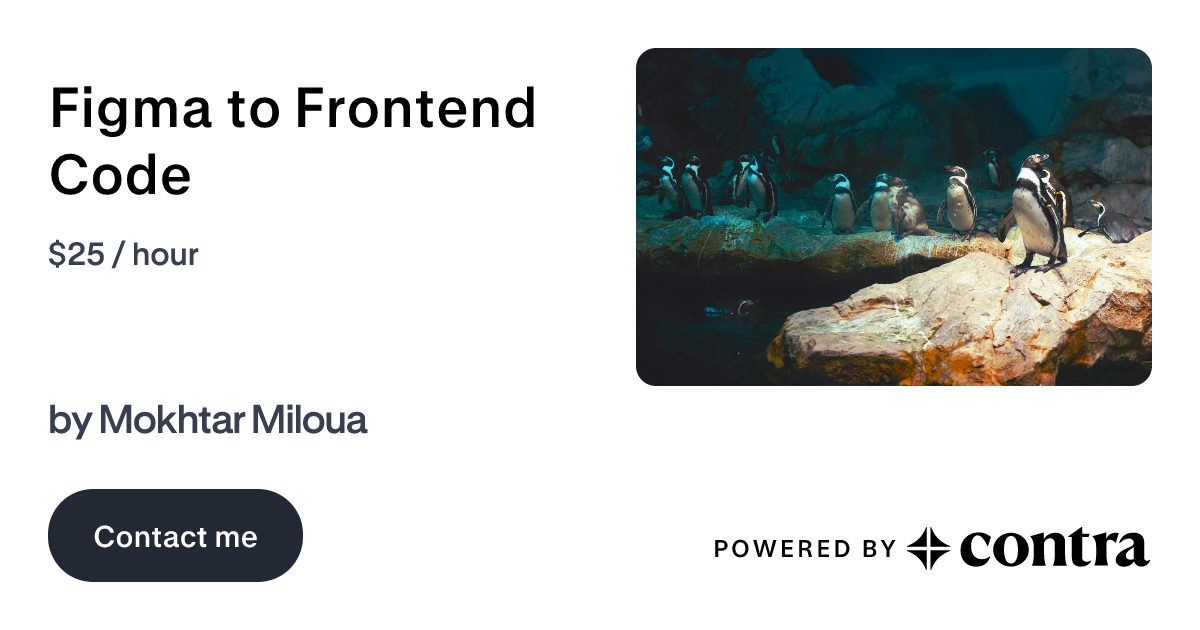 Figma to Frontend Code by Mokhtar Miloua