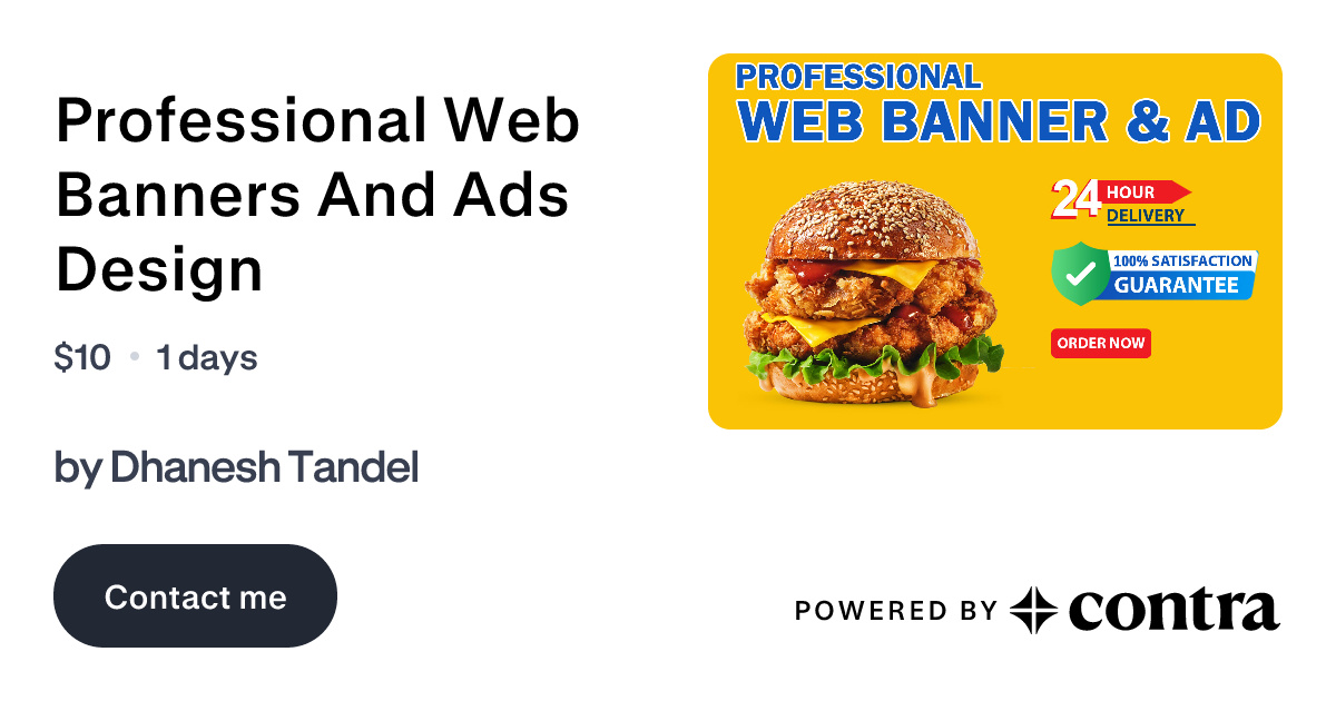 Professional Web Banners And Ads Design by Dhanesh Tandel