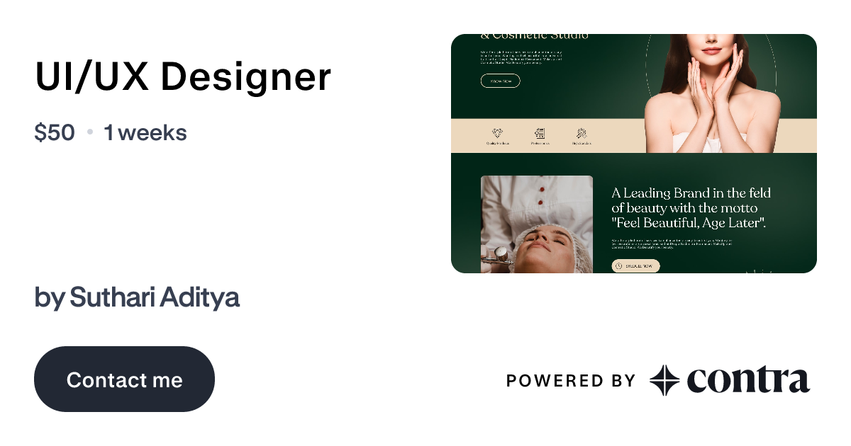 UI/UX Designer by Suthari Aditya