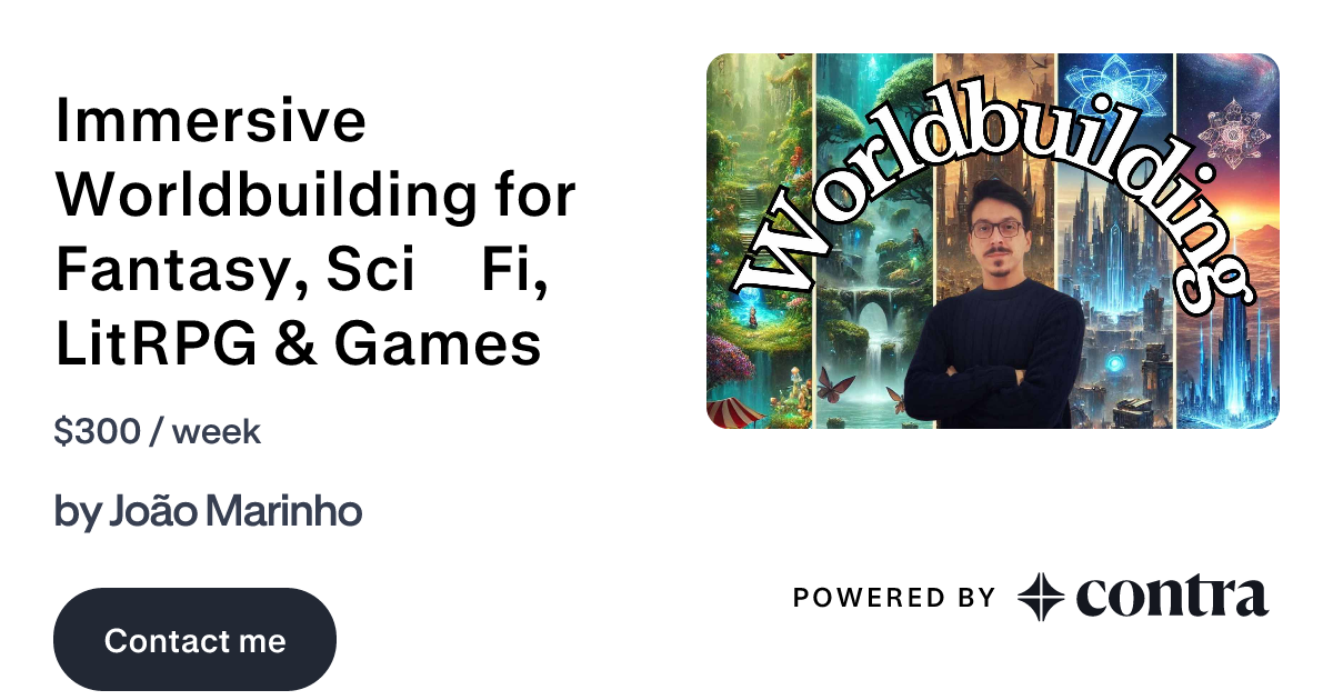 Immersive Worldbuilding for Fantasy, Sci‑Fi, LitRPG & Games by João Marinho