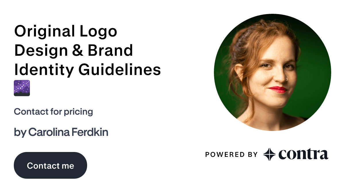 Original Logo Design & Brand Identity Guidelines 🌌 by Carolina Ferdkin