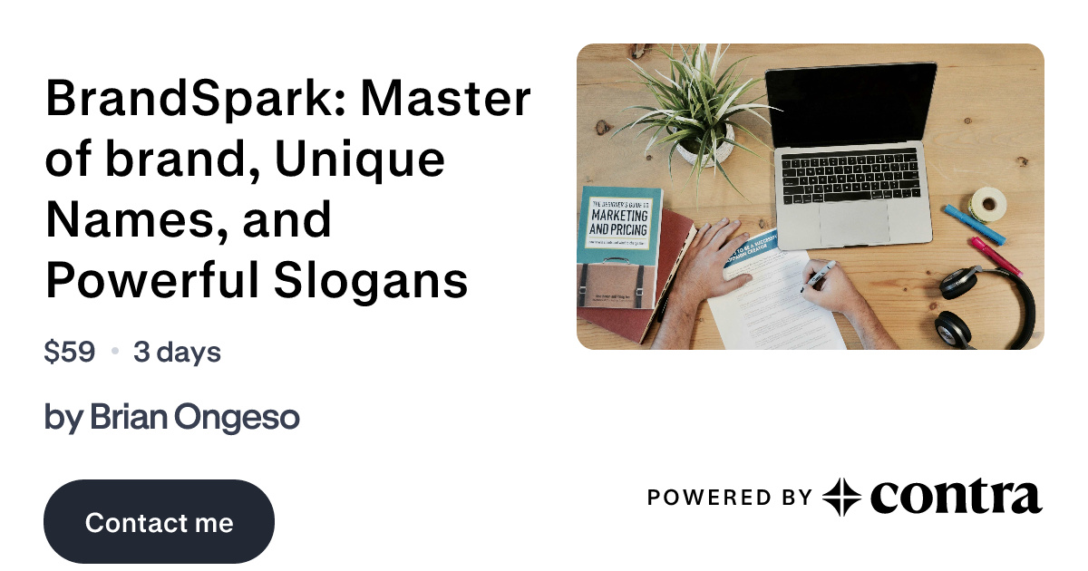 BrandSpark: Master of brand, Unique Names, and Powerful Slogans by ...