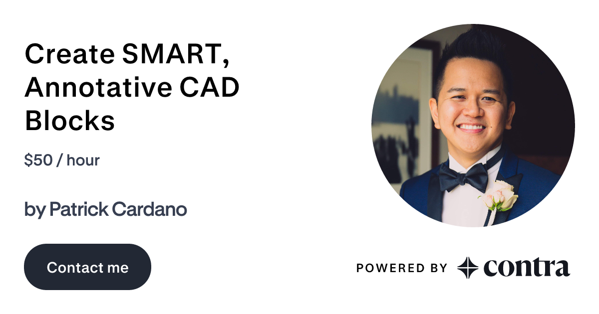 Create SMART, Annotative CAD Blocks by Patrick Cardano