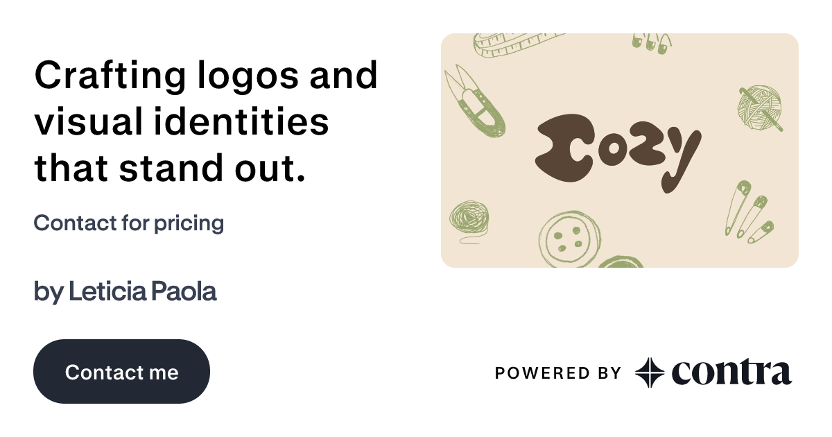 Crafting logos and visual identities that stand out. by Leticia Paola