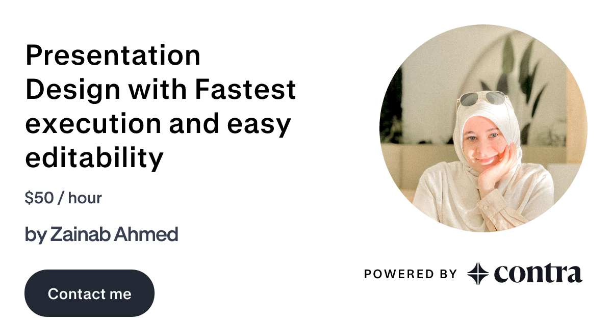 Presentation Design with Fastest execution and easy editability by ...