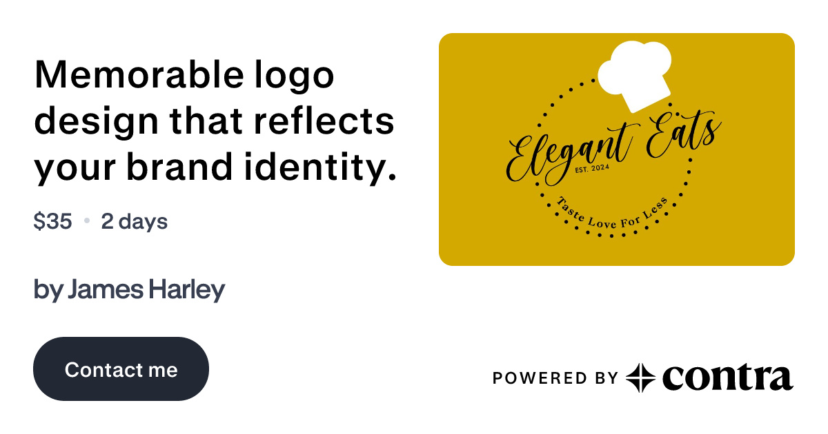 Memorable logo design that reflects your brand identity. by James Harley