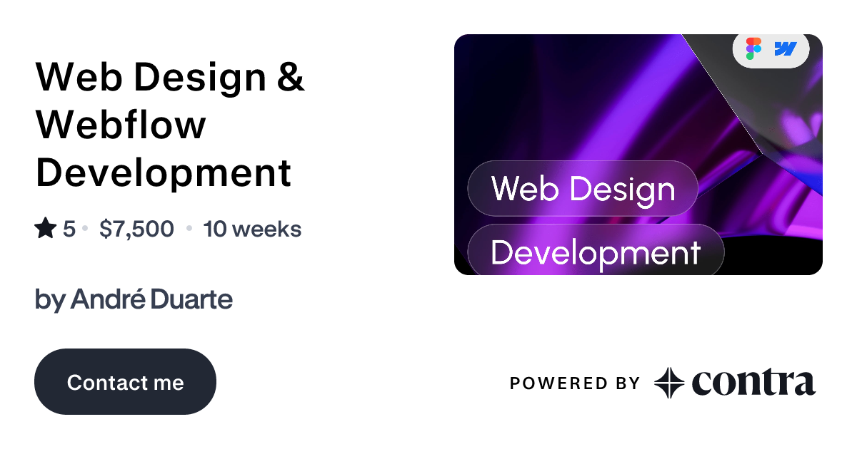 Web Design & Webflow Development by André Duarte