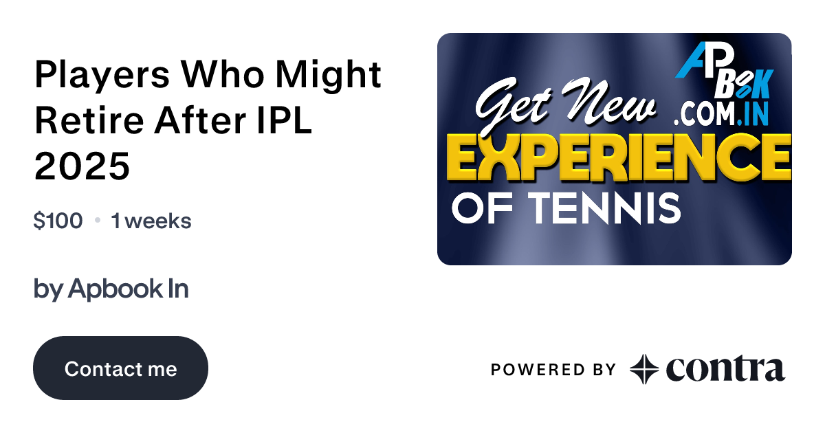 Players Who Might Retire After IPL 2025 by Apbook In