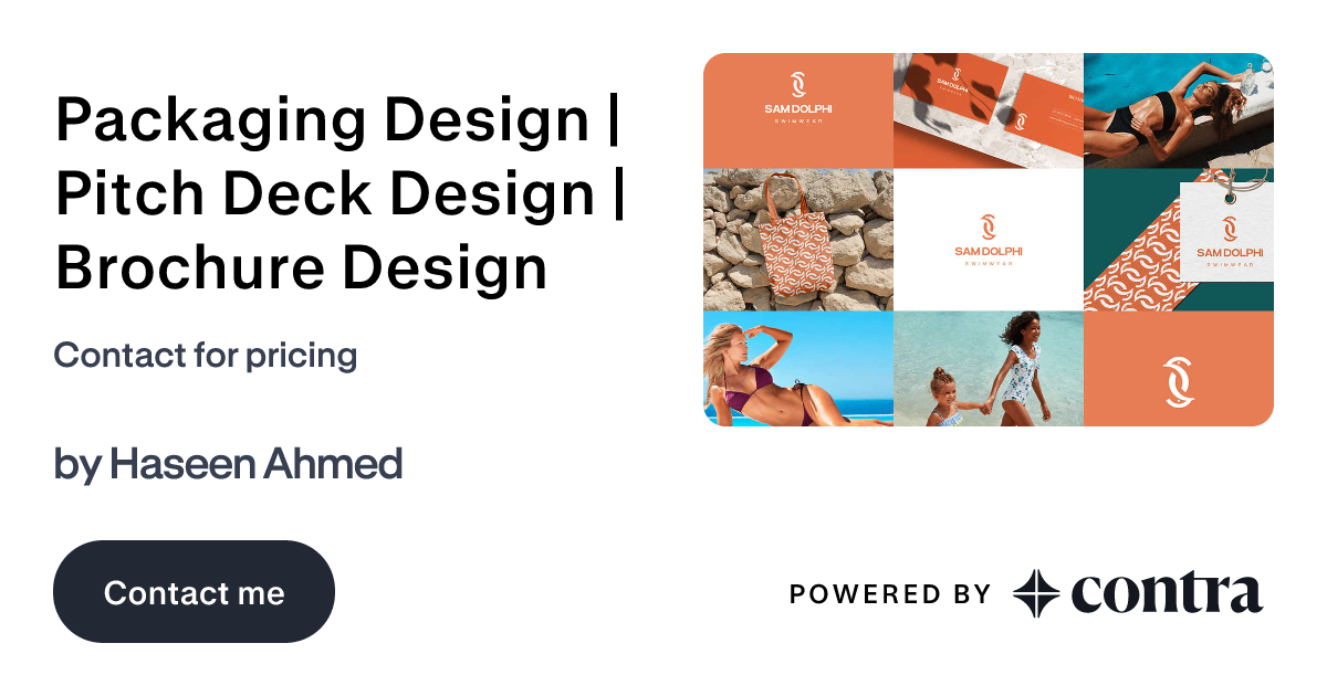 Packaging Design | Pitch Deck Design | Brochure Design by Haseen Ahmed