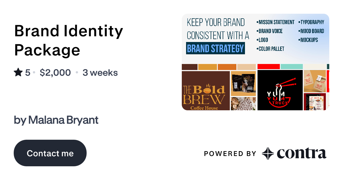 Brand Identity Package by Malana Bryant